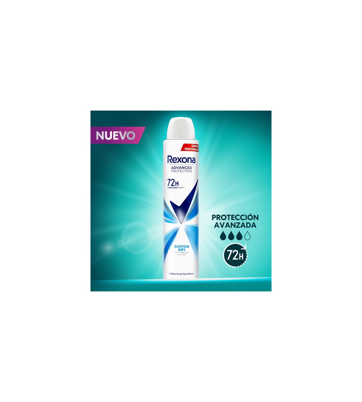 Advanced Protection Cotton dry | 200 ml - rexona | Perfumerías Avenida