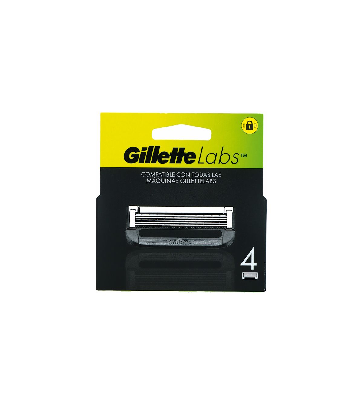 Gillette Labs 4 Recambios | 4 uds - gillette | Perfumerías Avenida