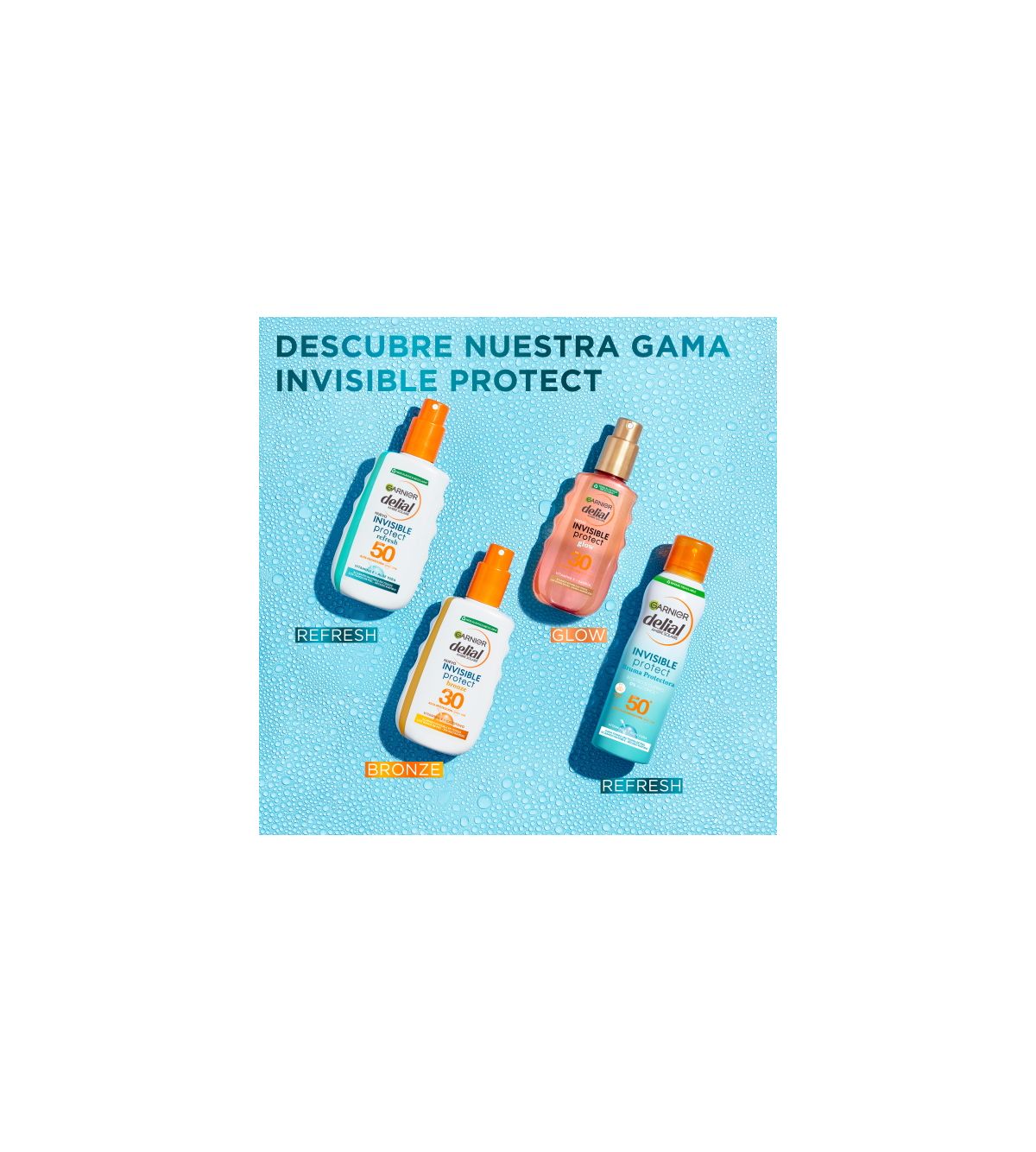 Invisible Protect Refresh SPF50 Spray Protector | 200 ml - delial ...
