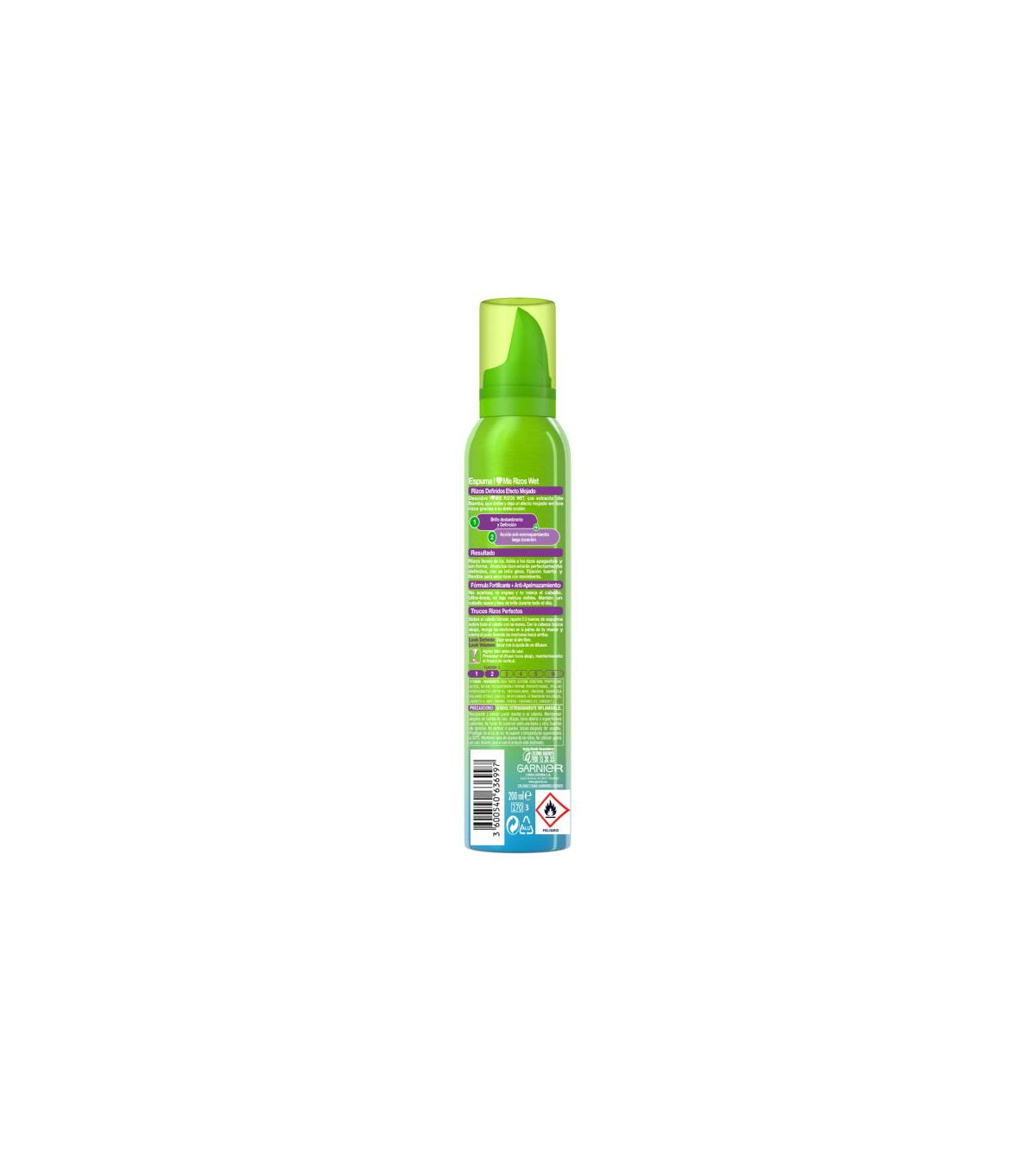Espuma Hidra Rizos Wet 02 Extra Fuerte | 200 ml - fructis | Perfumerías ...
