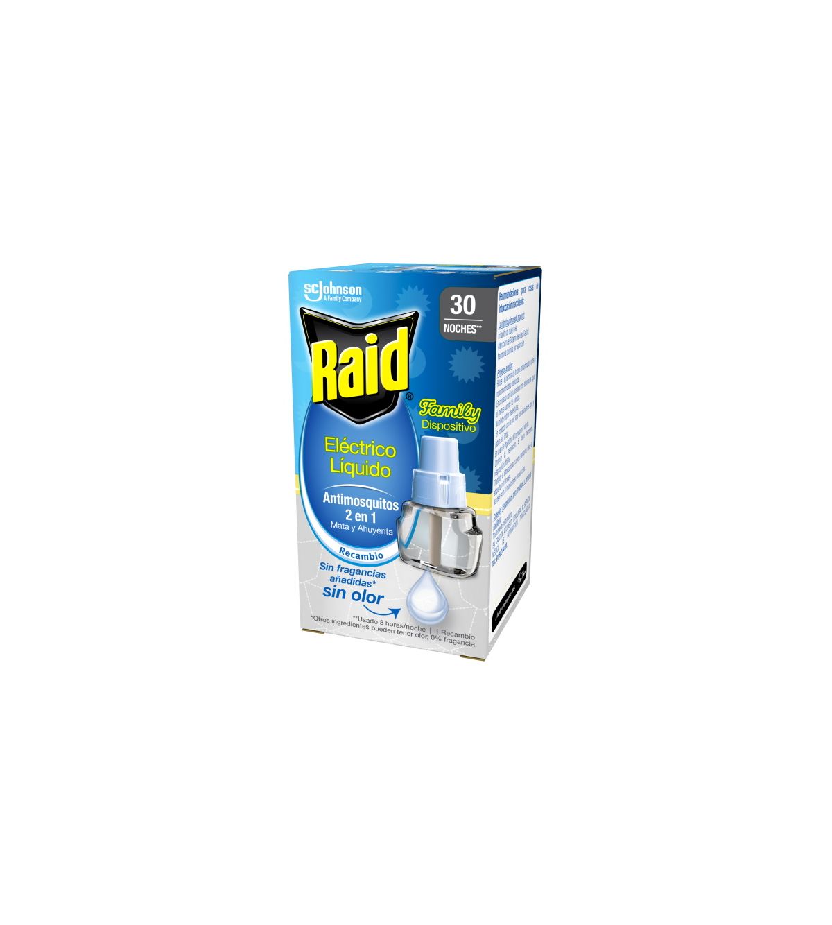 Raid Eléctrico Líquido Recambio Base 30 Noches | 1 uds - raid ...