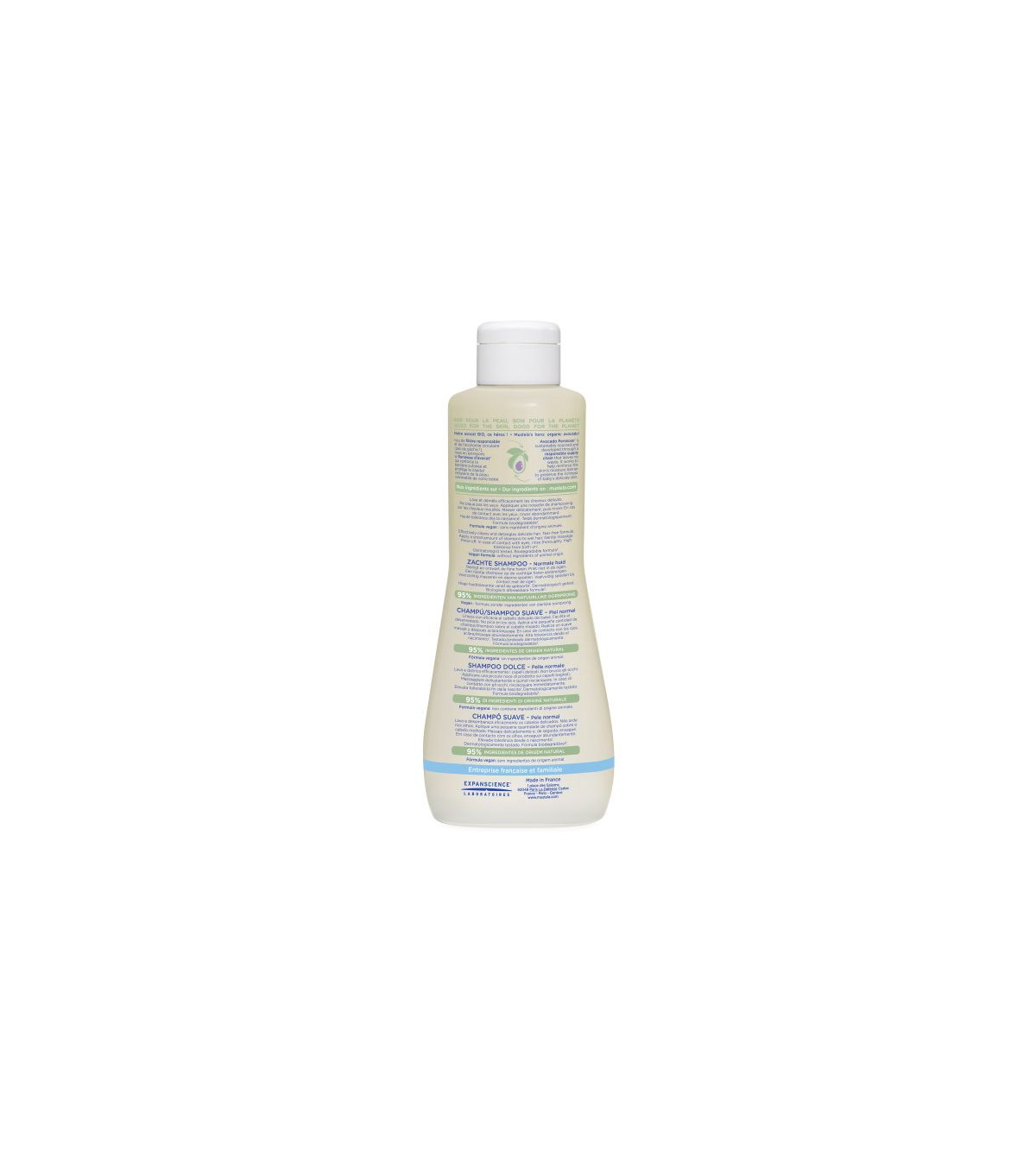 Champú Suave con Aguacate BIO - mustela | Perfumerías Avenida